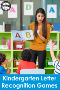KINDERGARTEN LETTER RECOGNITION GAMES - Your Therapy Source