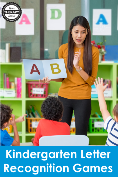 KINDERGARTEN LETTER RECOGNITION GAMES - Your Therapy Source