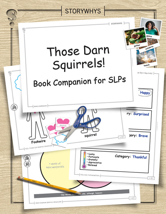 Those Darn Squirrels Book Companion for Speech-Language Pathologists ...