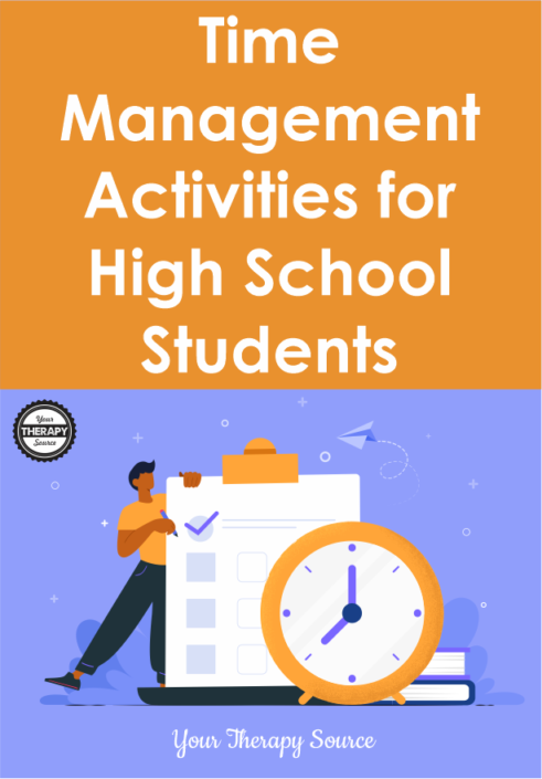 Time Management Activities for High School Students - Your Therapy Source