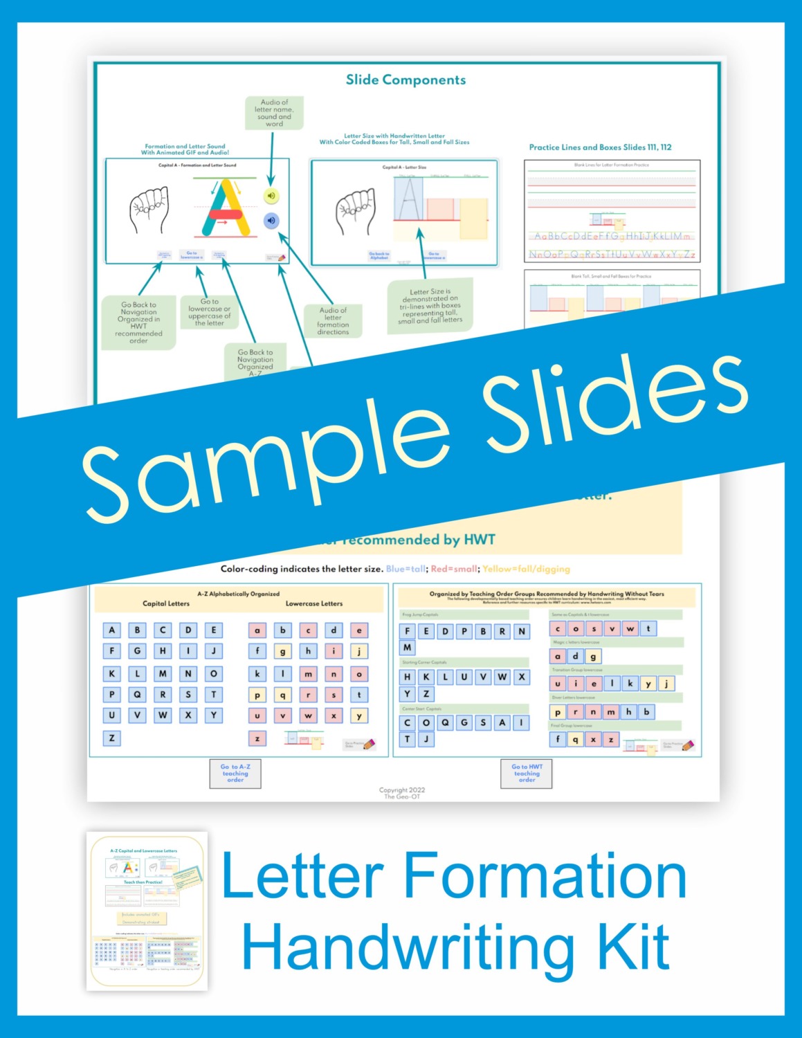 Letter Formation Handwriting Kit - Your Therapy Source