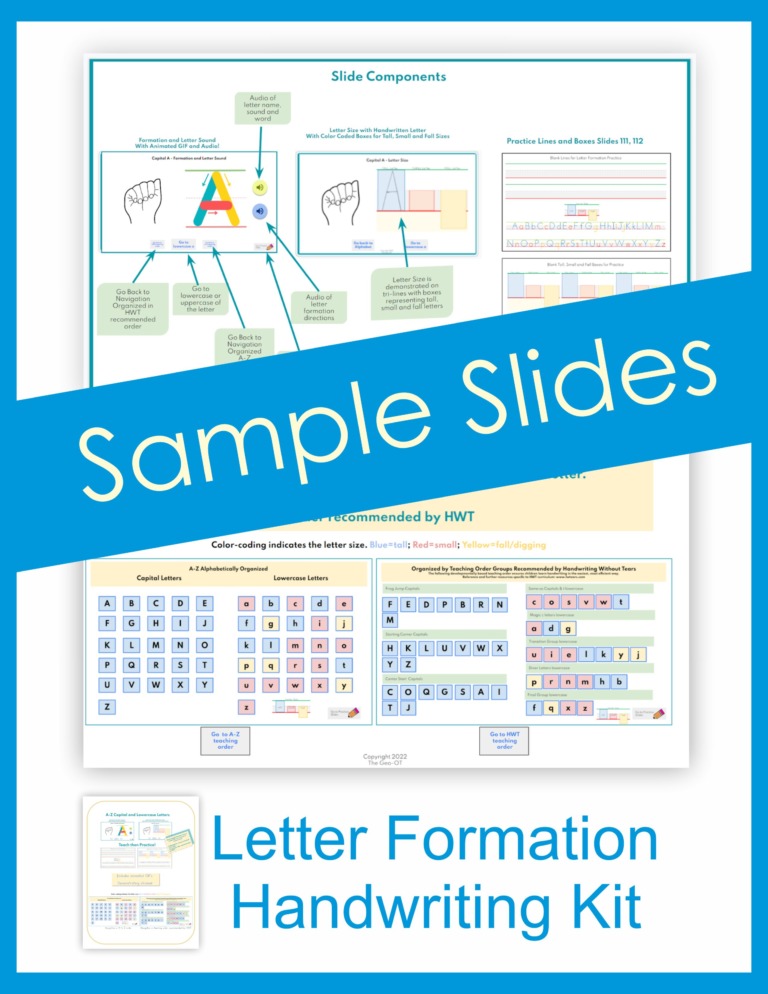 Letter Formation Handwriting Kit - Your Therapy Source