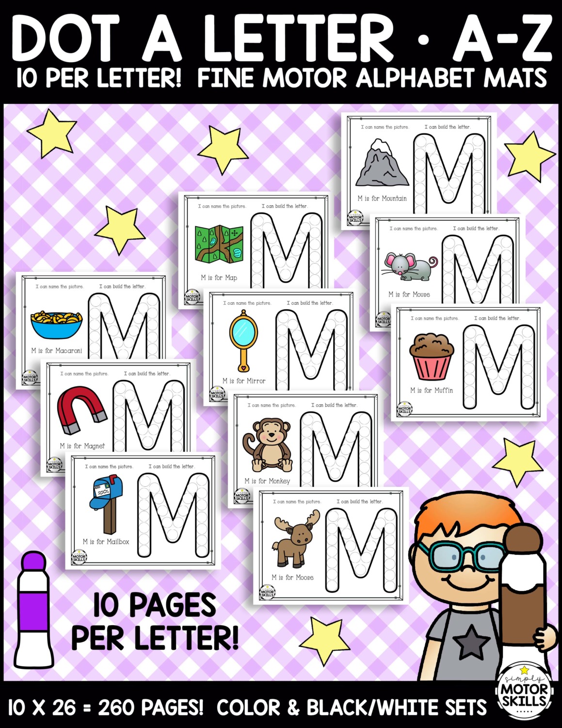 A to Z Dot Marker Activities - Your Therapy Source