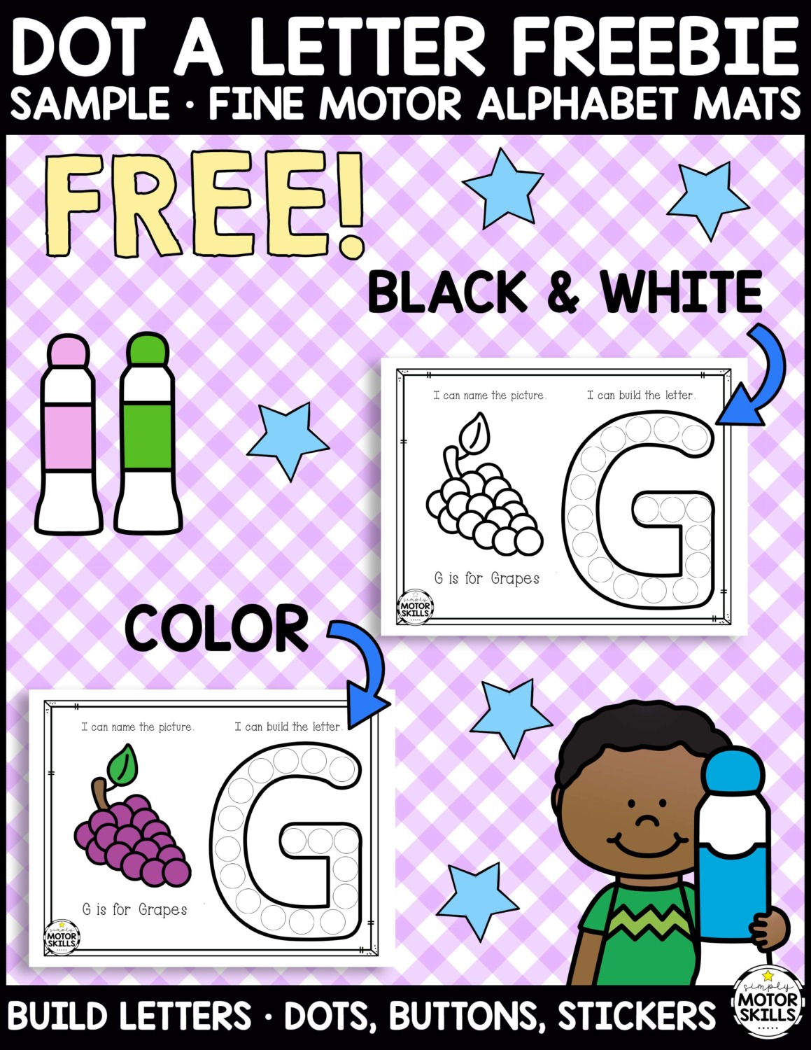 Free Bingo Daubers Printables - Your Therapy Source