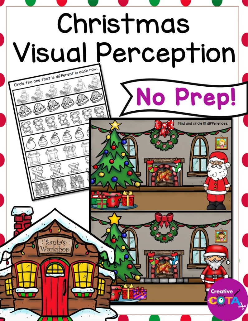 Christmas Spot the Difference - Your Therapy Source