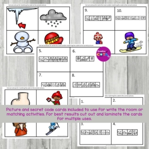 Winter Cryptograms - Your Therapy Source