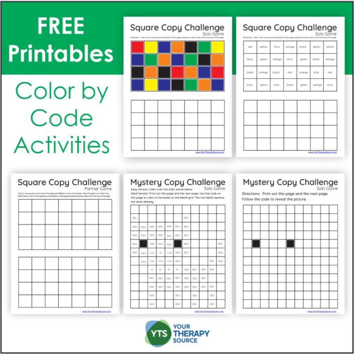 Visual Perception Activities - Free Printables - Your Therapy Source