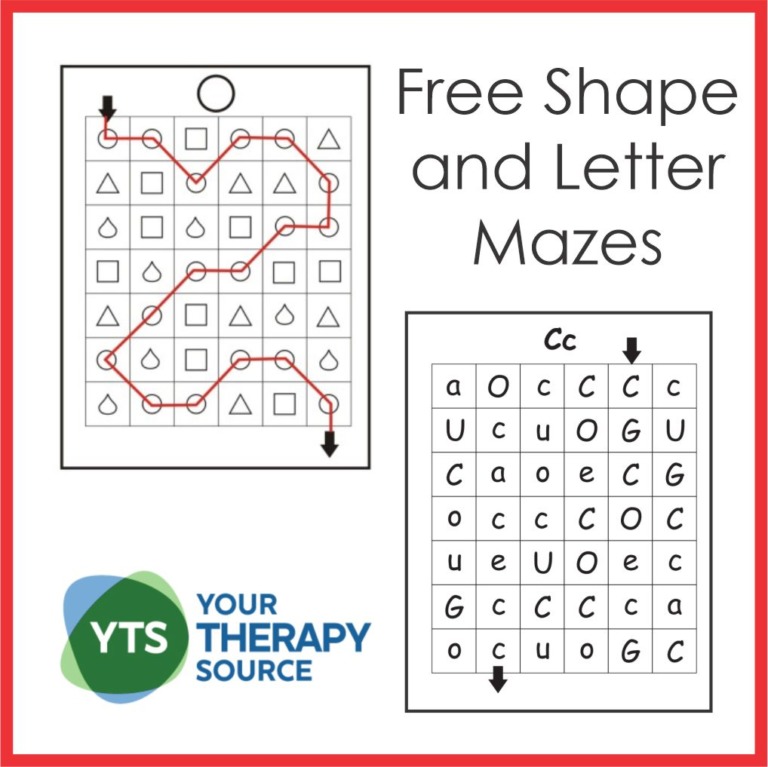 Visual Perception Activities - Free Printables - Your Therapy Source