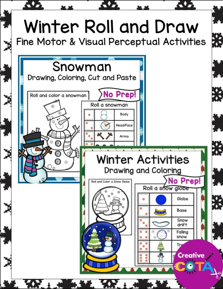 Winter Roll and Draw - Your Therapy Source
