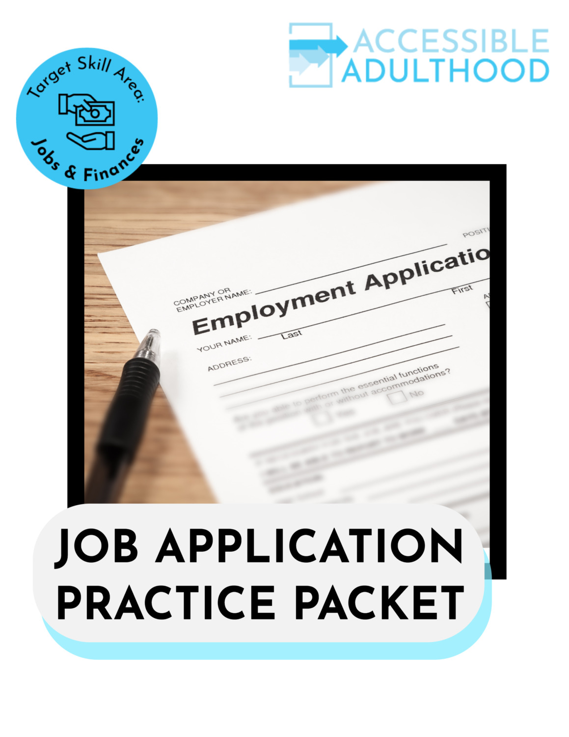 Job Application Practice Packet PDF - Your Therapy Source