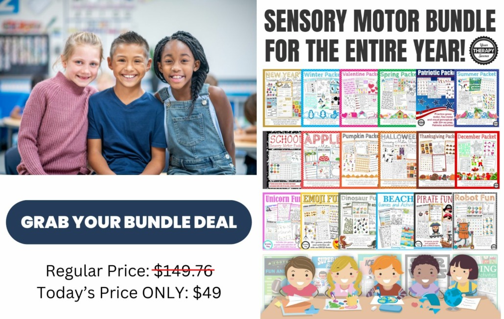Themed Sensory Motor Packet Bundle - Your Therapy Source