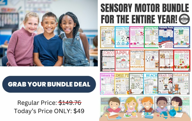 Themed Sensory Motor Packet Bundle - Your Therapy Source