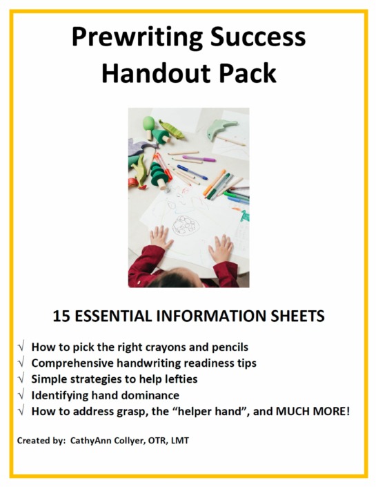 Prewriting Success Handout Pack - Your Therapy Source