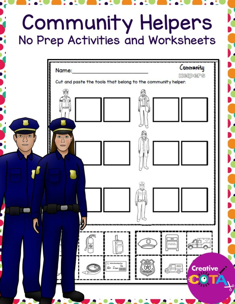 Community Helper Worksheets - Your Therapy Source