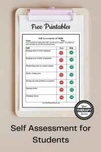Self Assessment for Students - Your Therapy Source