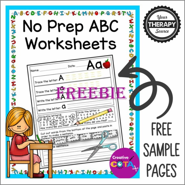 Free Handwriting Worksheets - Your Therapy Source