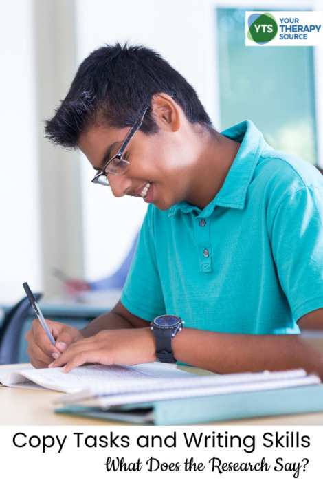 Copy Tasks, Writing Skills and Children - Your Therapy Source