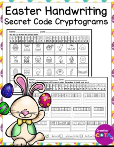 Easter Cryptogram Packet - Your Therapy Source