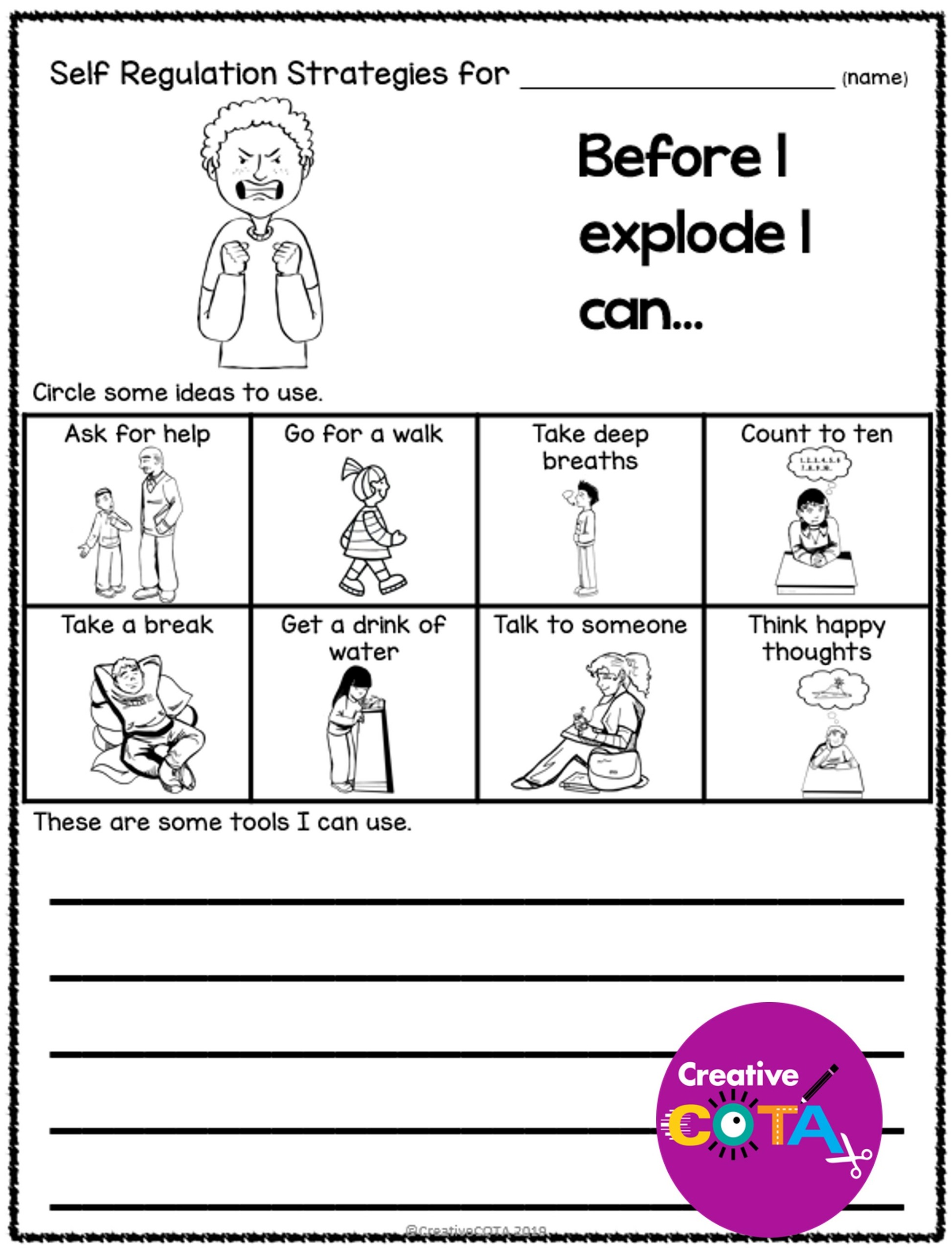 Behavior Intervention Tools - Free Printable - Your Therapy Source