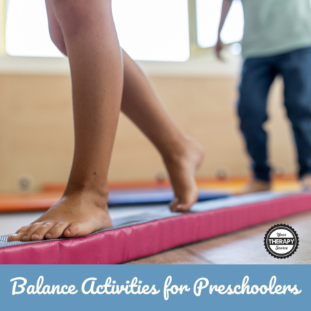 Balance Activities for Preschoolers - Your Therapy Source