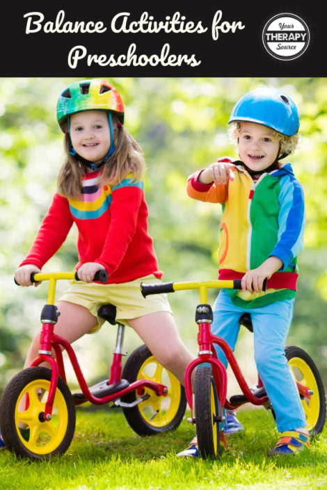 Balance Activities for Preschoolers - Your Therapy Source