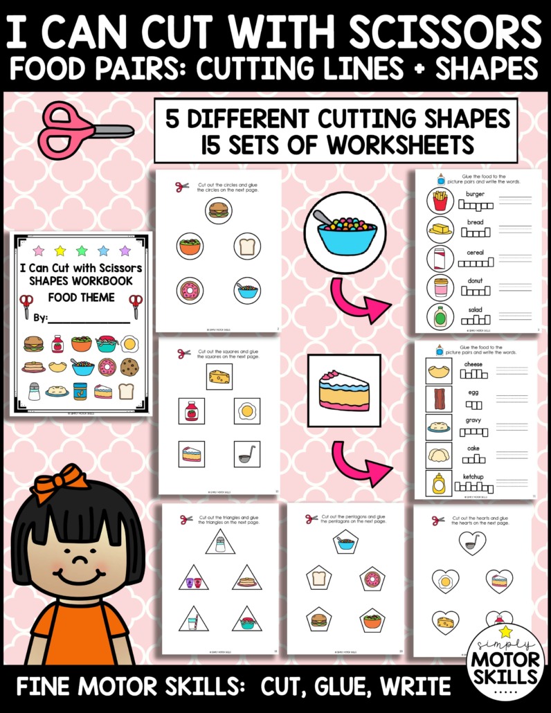 Food Cutting Lines & Shapes - Your Therapy Source
