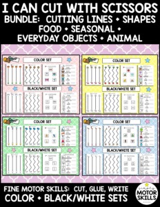 Cutting Lines and Shapes BUNDLE - Your Therapy Source