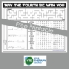 May the Fourth Be With You Printable - FREE - Your Therapy Source