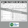 May the Fourth Be With You Printable - FREE - Your Therapy Source