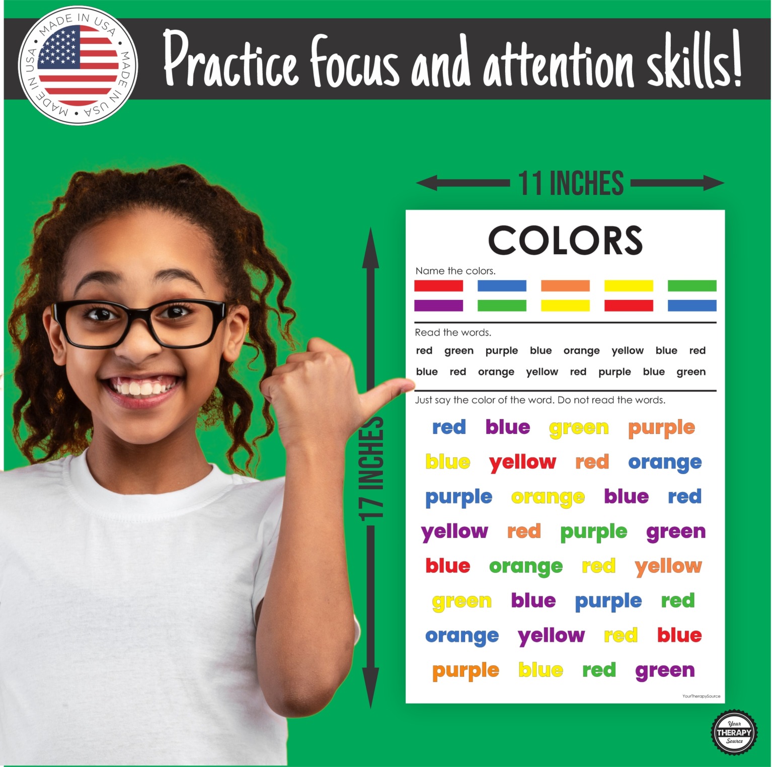 Brain Training Posters PRINTED Version - Your Therapy Source