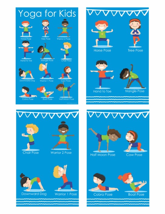 Yoga Posters for Kids - Your Therapy Source
