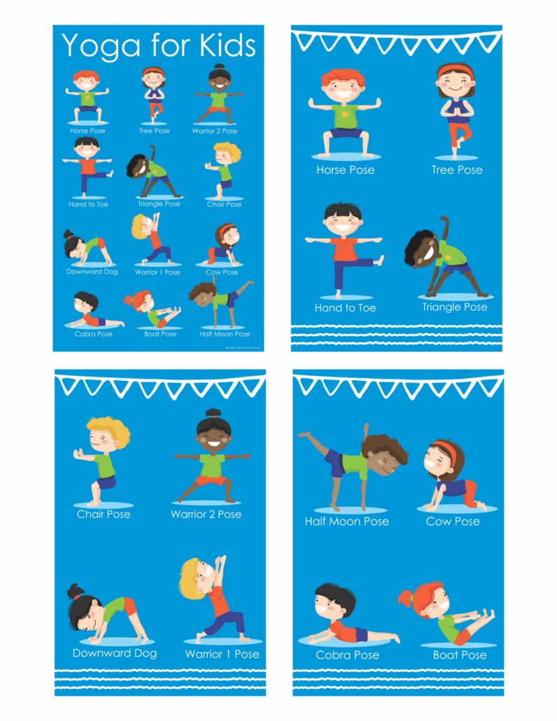Yoga Posters for Kids - Your Therapy Source