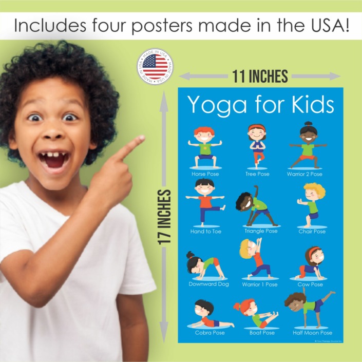 Yoga Posters for Kids - Your Therapy Source