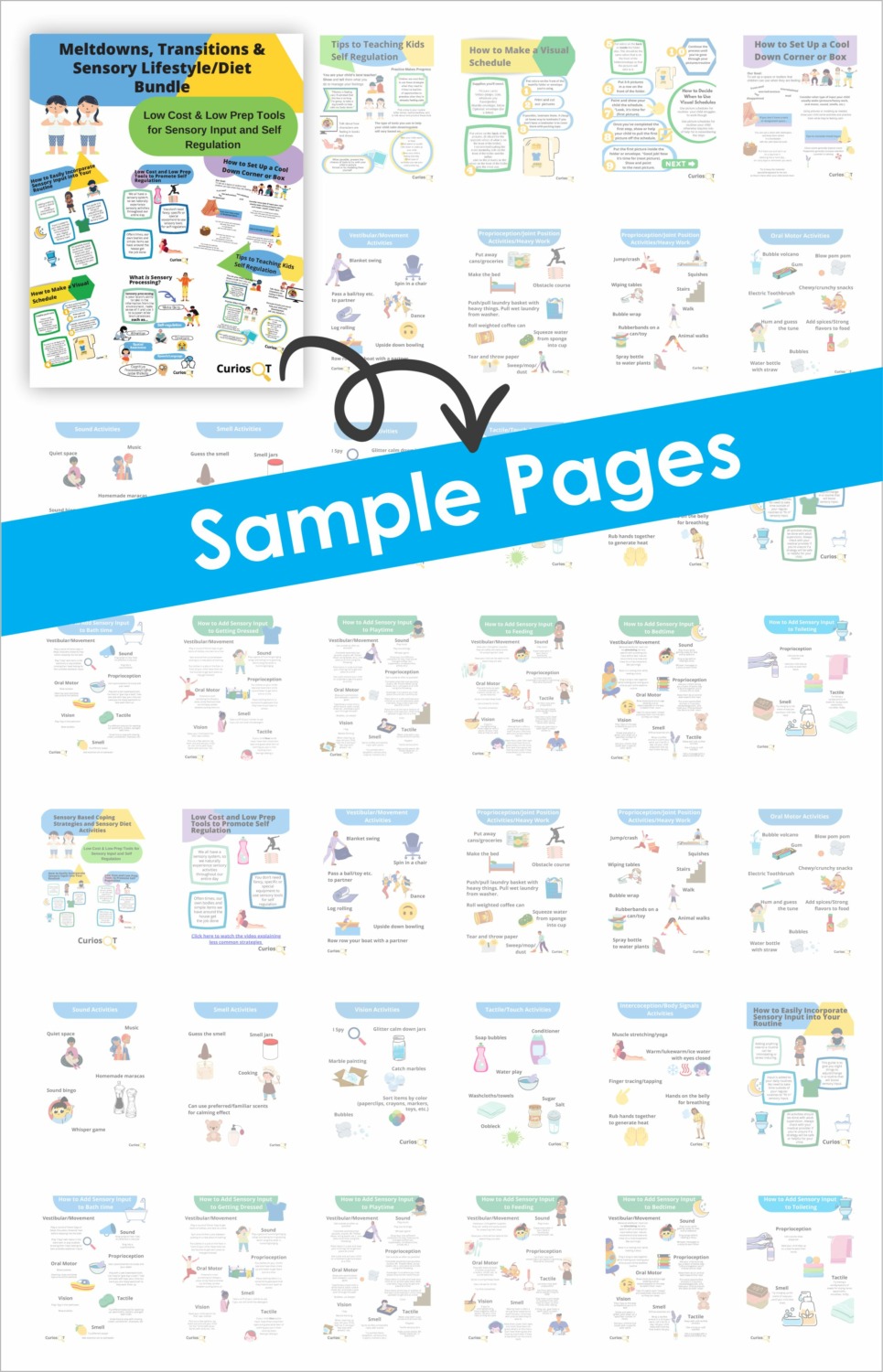 Meltdowns, Transitions, and Sensory Lifestyle Bundle - Your Therapy Source