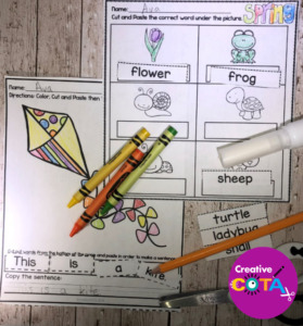 Spring Color and Write - Your Therapy Source