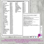 Letter Box Handwriting for the Entire Year - Your Therapy Source