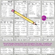 Letter Box Handwriting for the Entire Year - Your Therapy Source