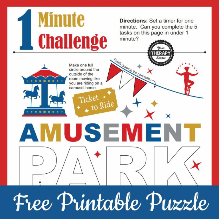 Visual Perception Activities - Free Printables - Your Therapy Source