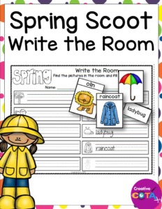 Spring Write the Room - Your Therapy Source