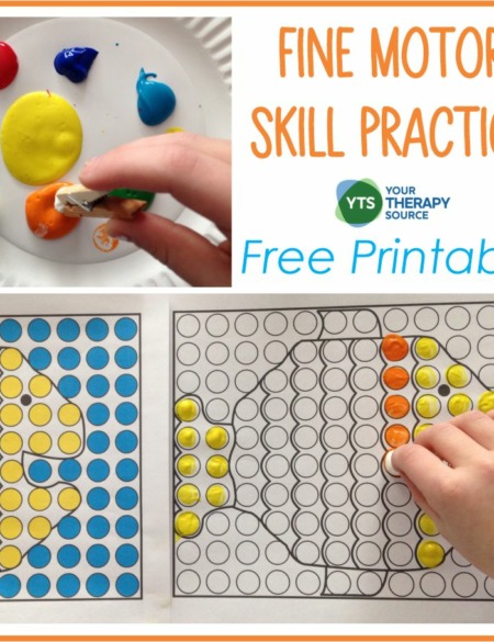 Fish Dot Art Free Printable - Your Therapy Source