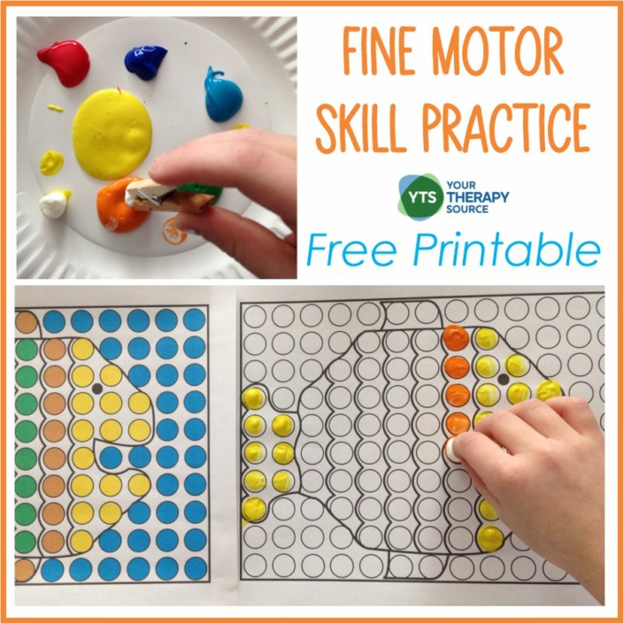 Fish Dot Art Free Printable - Your Therapy Source