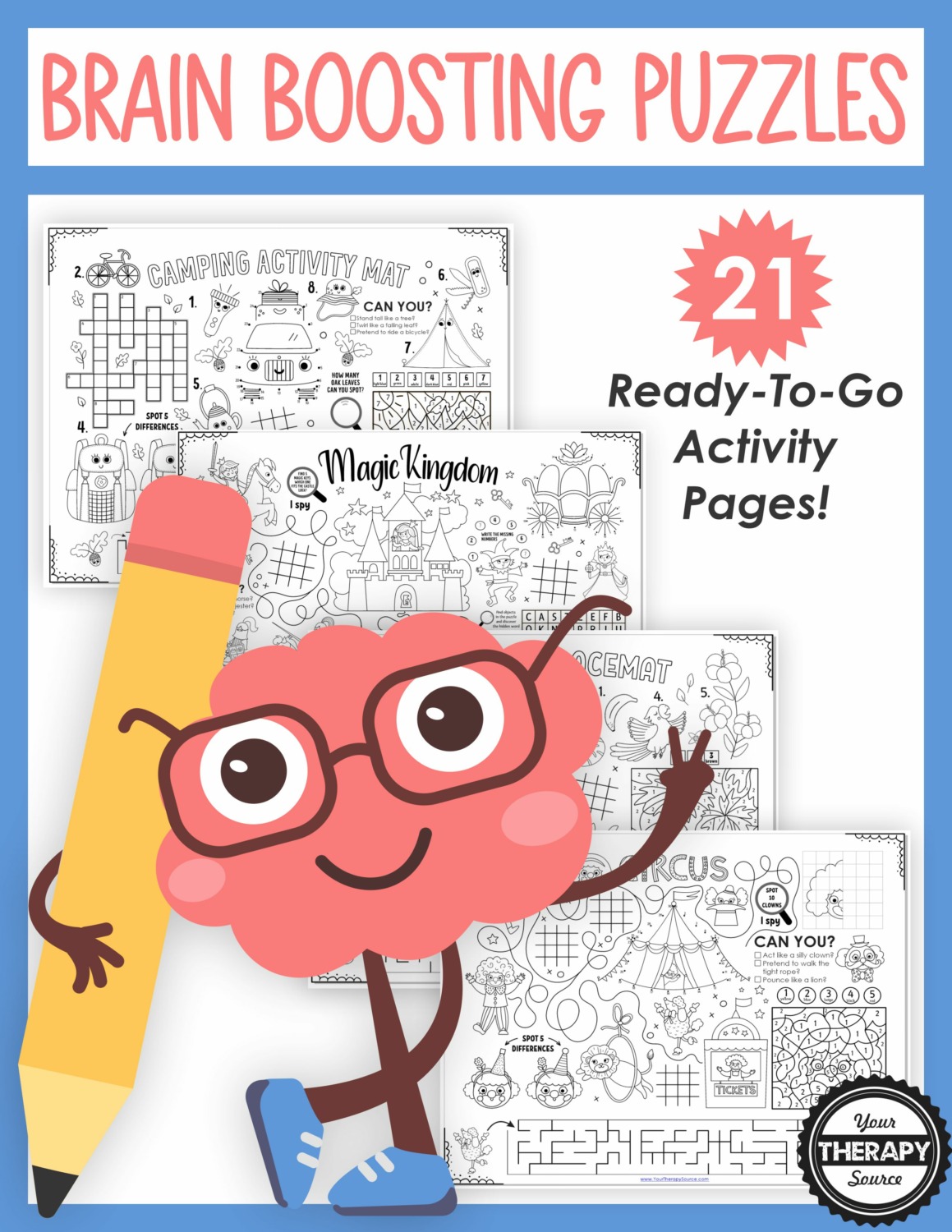 Brain Boosting Puzzles - Your Therapy Source