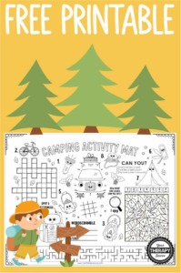 Free Camping Worksheet - Your Therapy Source