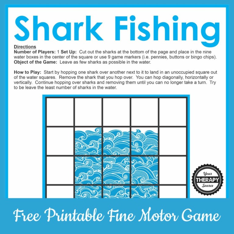 Color Cut Glue Shark Freebie - Just in Time for Shark Week! - Your ...