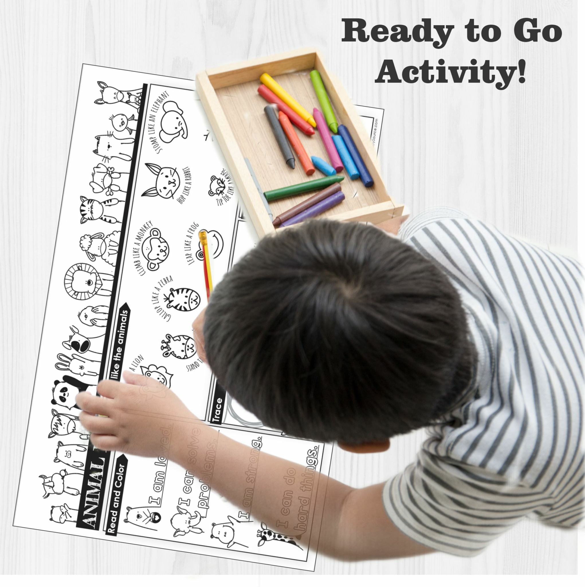 Animal Fun Activity Mats - Bulk Pack - Your Therapy Source