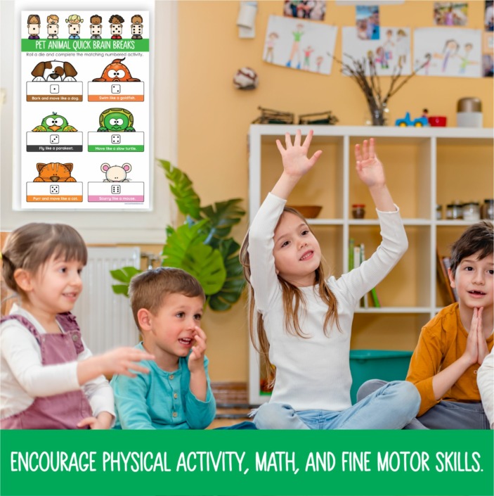 Animal Dice Games Posters - Your Therapy Source