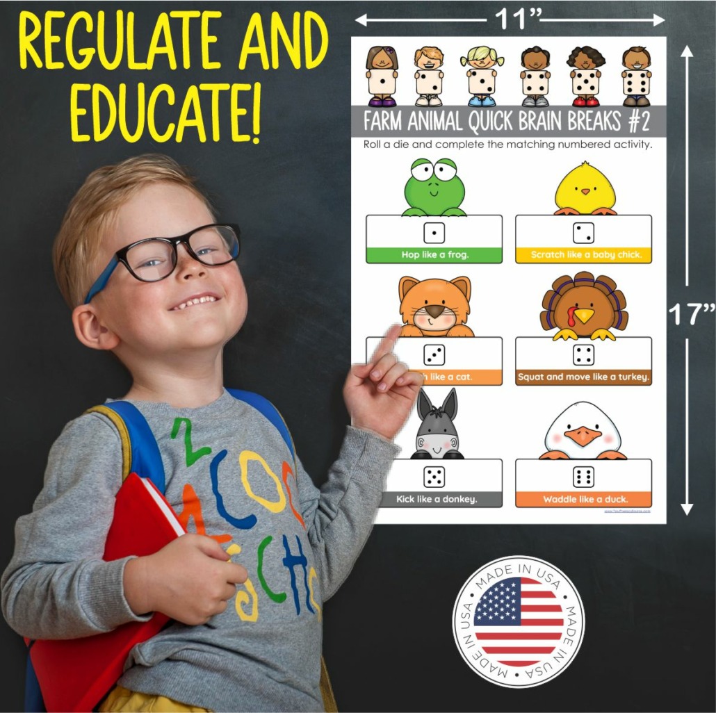 Animal Dice Games Posters - Your Therapy Source