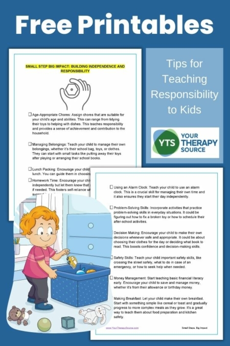 Teaching Responsibility to Children - Your Therapy Source