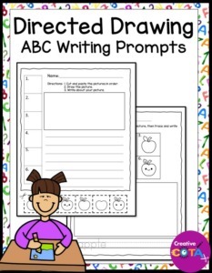 Alphabet Directed Drawing and Writing Prompts - Your Therapy Source
