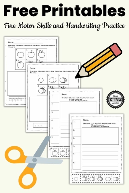 Free Alphabet Directed Drawing Sample Pages - Your Therapy Source